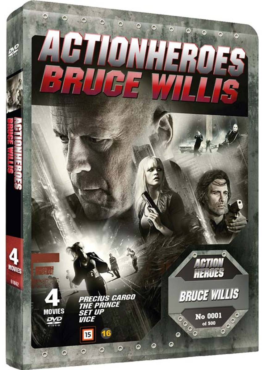 Bruce Willis - 4 Movie Steelbook Collection (DVD) - Powermaxx.no