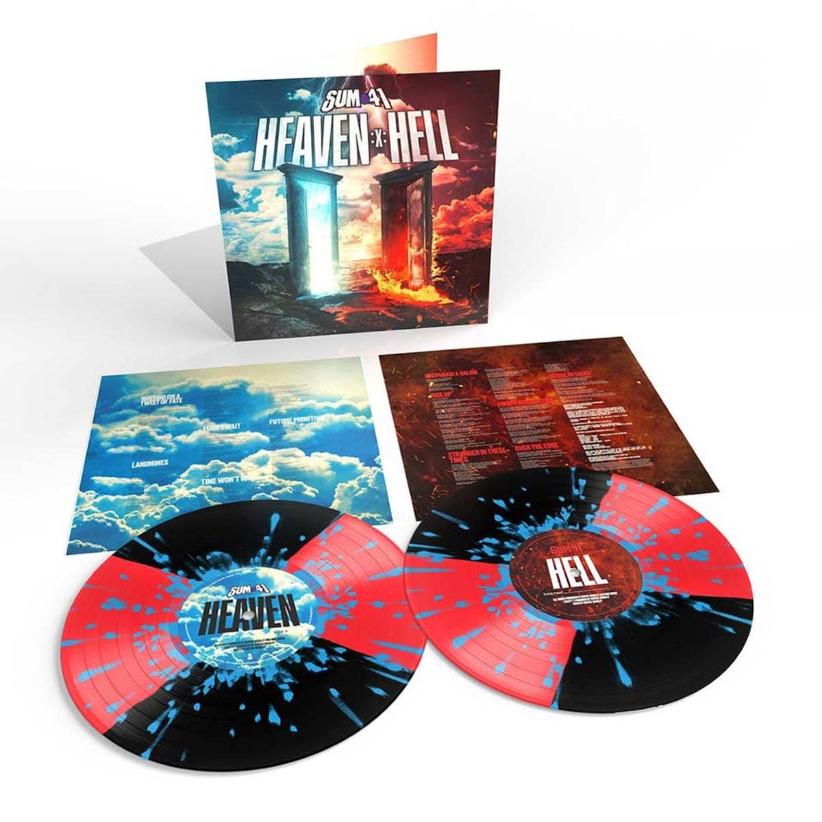 Sum 41 - Heaven :x: Hell - Limited Splatter Edition (2LP Vinyl) - Powermaxx.no